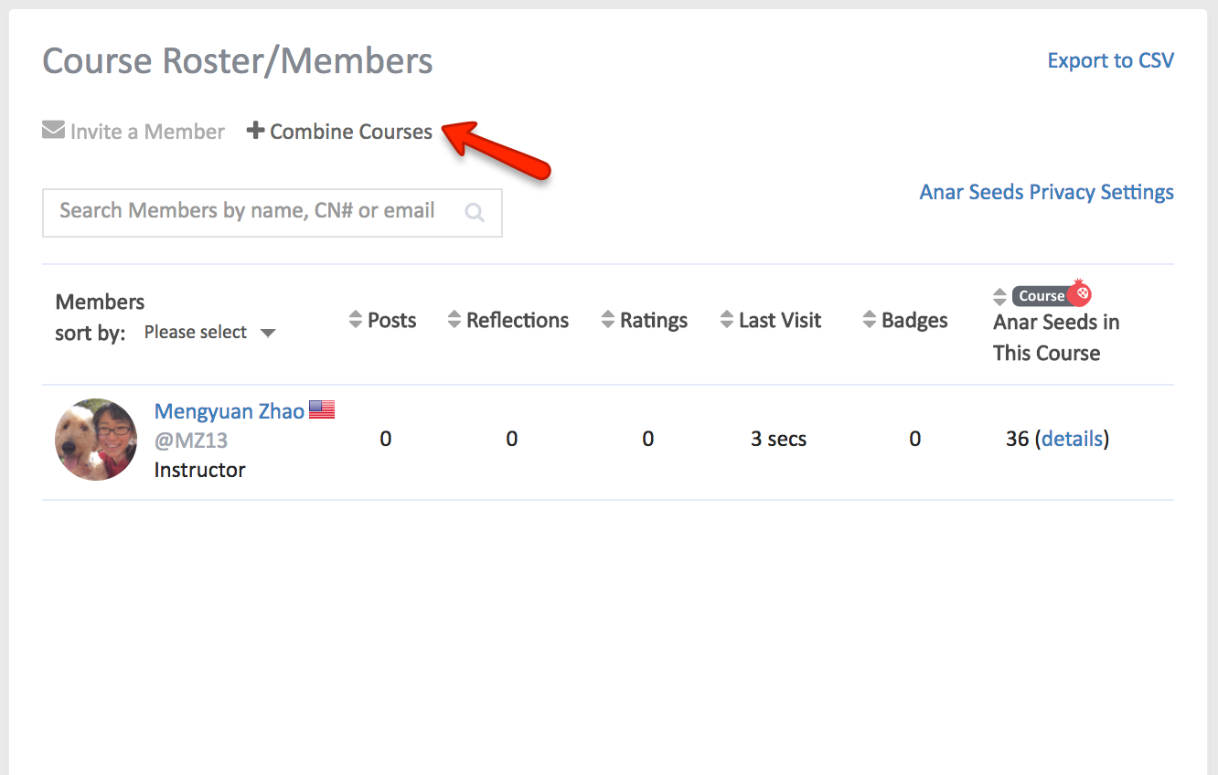 Combine Courses – CourseNetworking