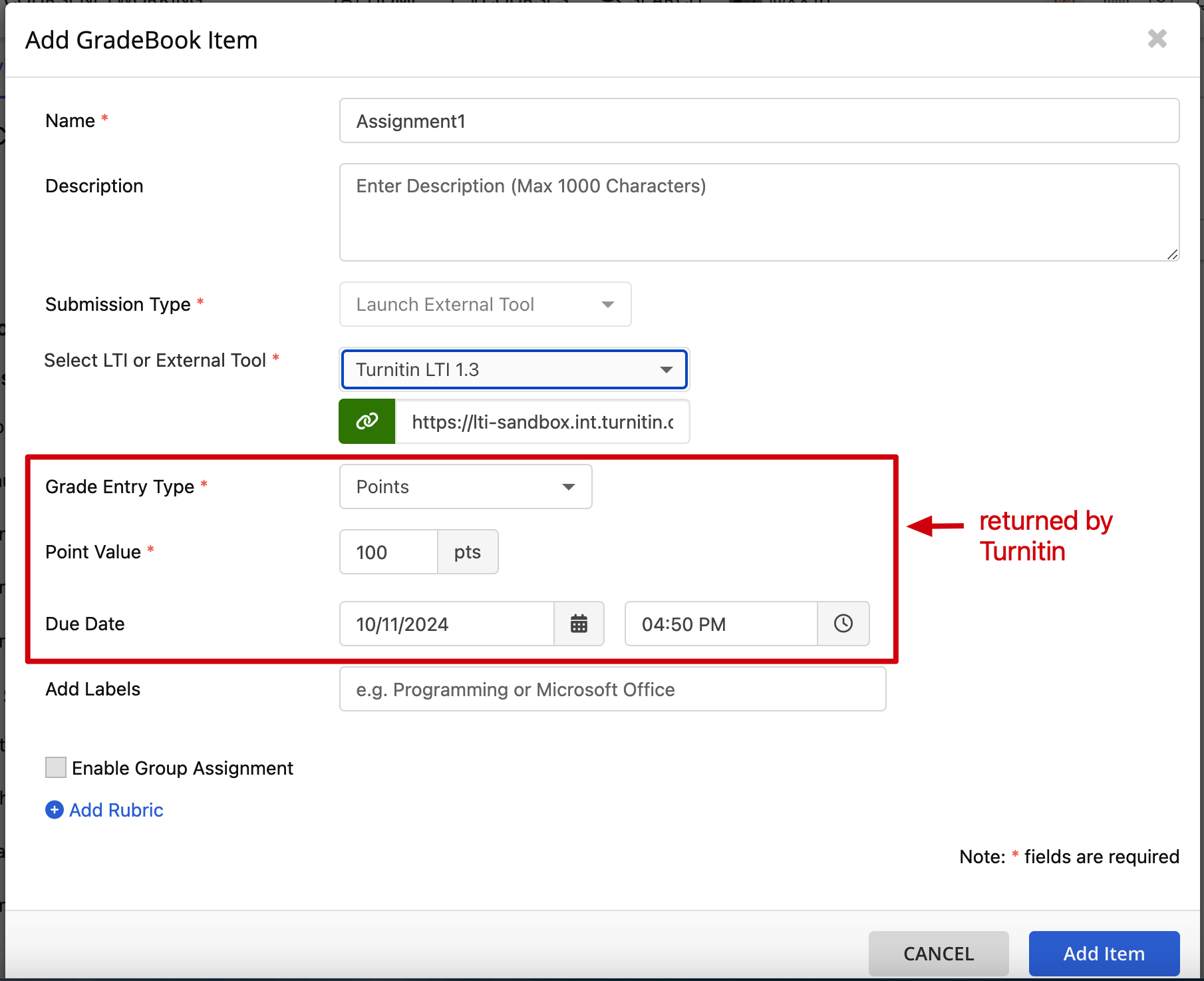 Use Turnitin LTI 1.3 in CN – CourseNetworking