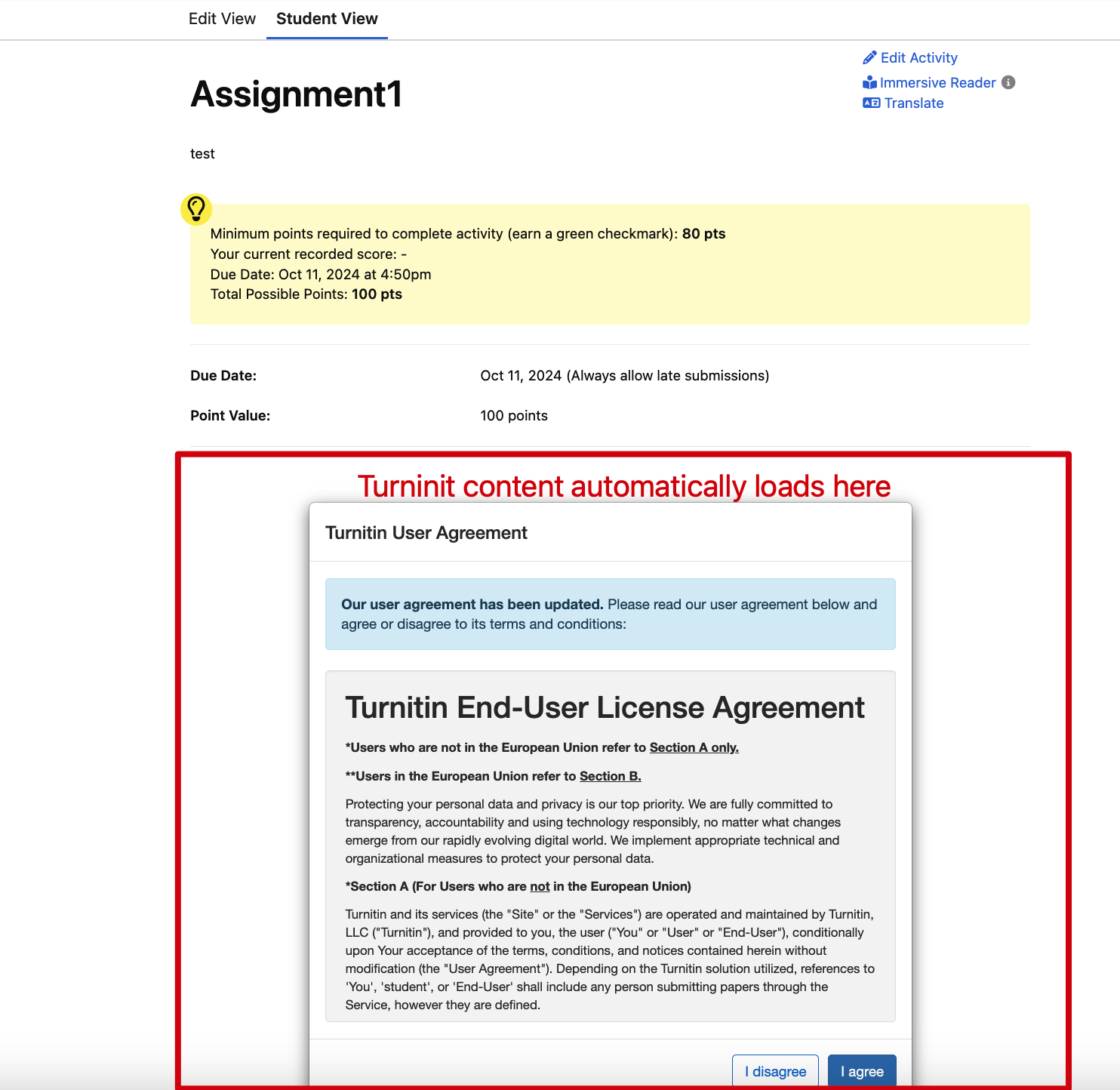 Use Turnitin LTI 1.3 in CN – CourseNetworking