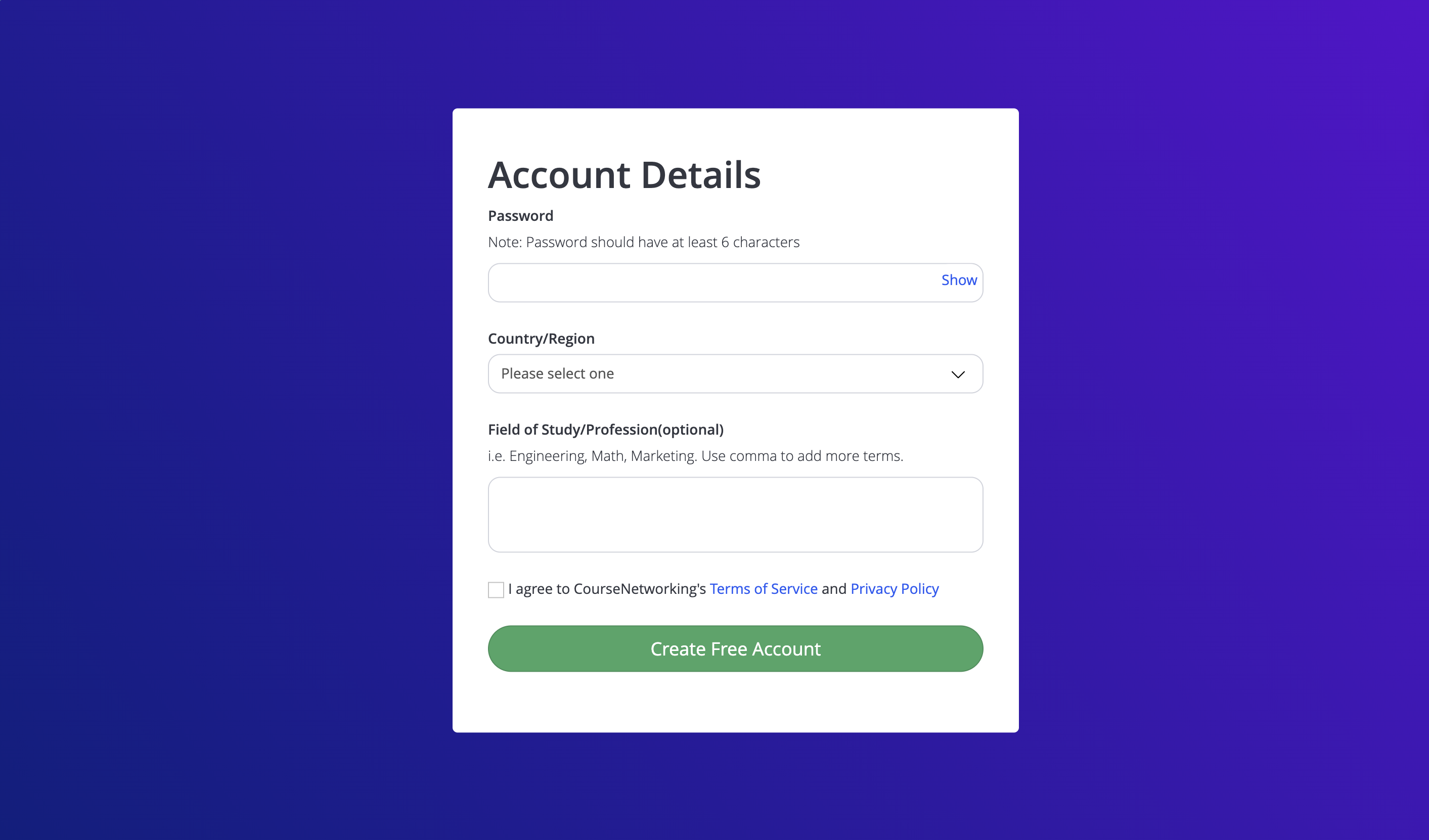 Access your CN account--guide for institution members – CourseNetworking