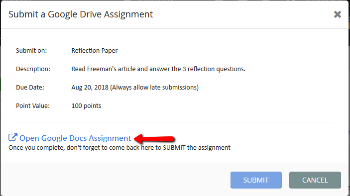 Google Drive Assignment (Instructor Guide) – CourseNetworking
