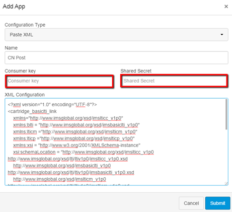 Add CN Post LTI 1.1 to Canvas Course – CourseNetworking